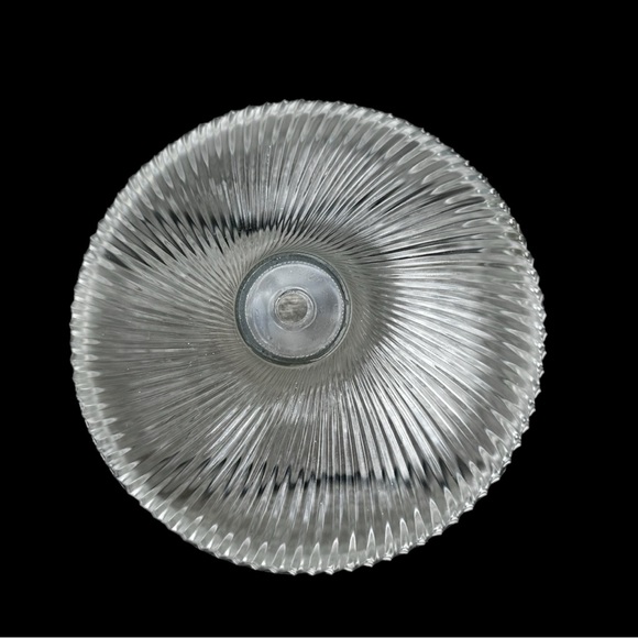 Accents | Vintage Swirled Ribbed Glass Ceiling Light Cover Shade Globe ...